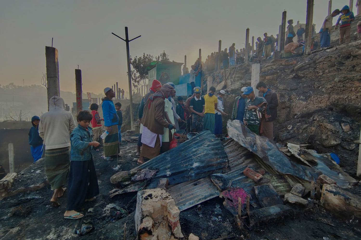 Rohingya Fire Response · Penny Appeal Canada